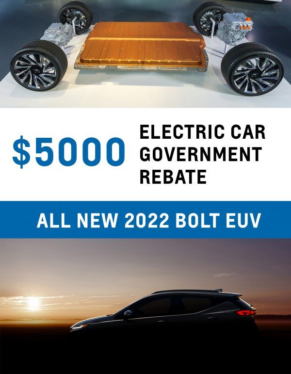 2021/2020 Chevrolet Electric Vehicles Bolt EV - Ontario Motor Sales
