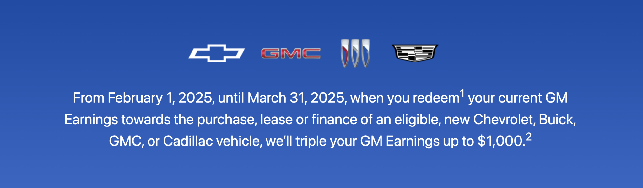 GM Card Offer - Ontario Motor Sales